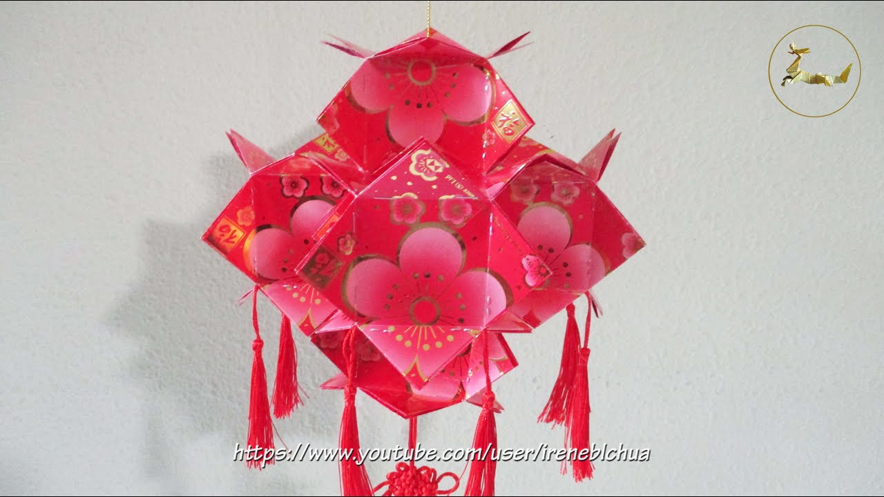 TUTORIAL: 30-unit Hongbao Lantern - YouTube