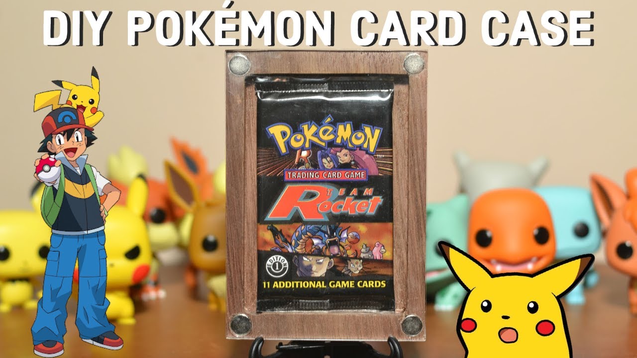 DIY Wooden Trading Card Case - [Collect and Store Cards] - YouTube
