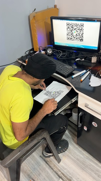 Drawing QR CODE BY PENCIL ️ | GPay Scanner #Shorts #youtubeshorts - YouTube