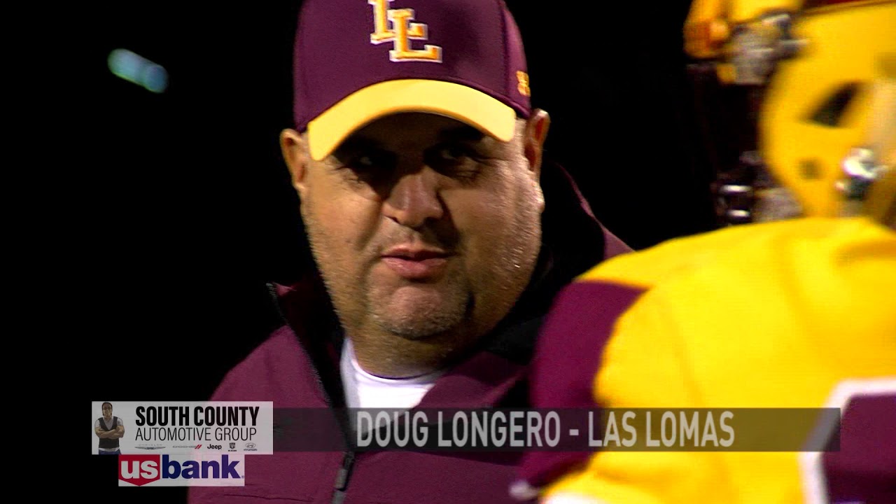 Coach of the Week | Doug Longero Las Lomas Football - YouTube