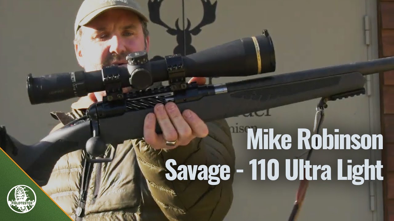Mike Robinson on why he loves his Savage 110 Ultralite rifle - YouTube