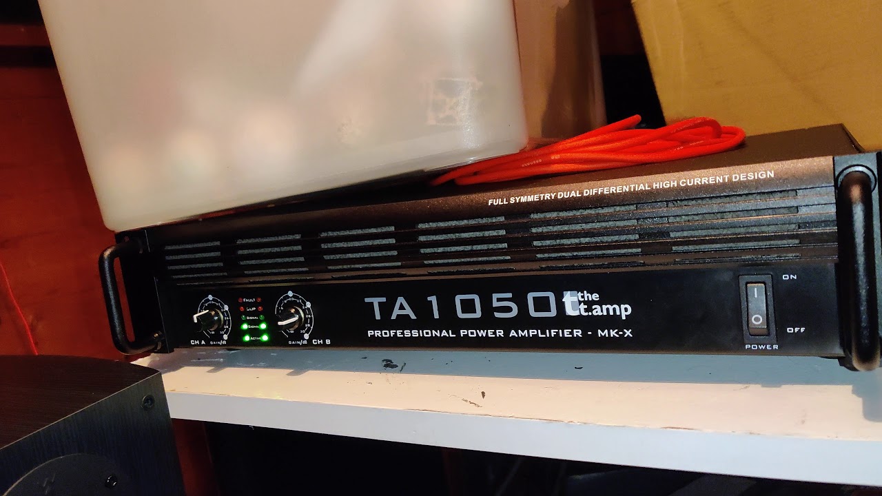 the box pa302 & t.amp 1050 Sound test - Electronic - YouTube