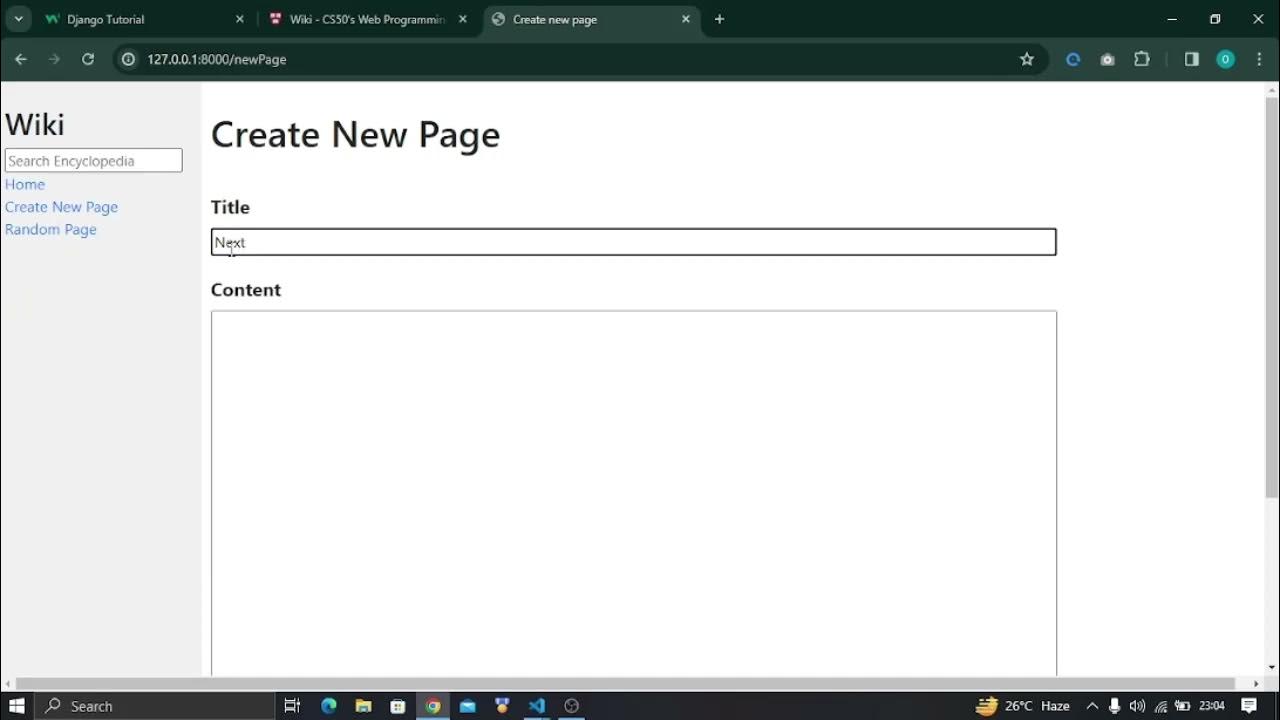 CS50 WIKI SUBMISSION - YouTube