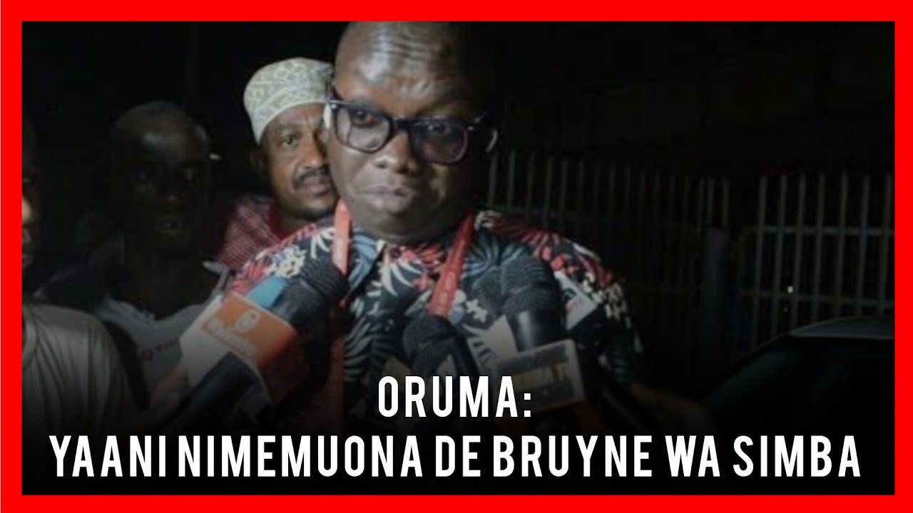 WILSON ORUMA AMNYOOSHEA MIKONO NGOMA, YULE ROBERTINHO NI MOTO WA KUOTEA ...