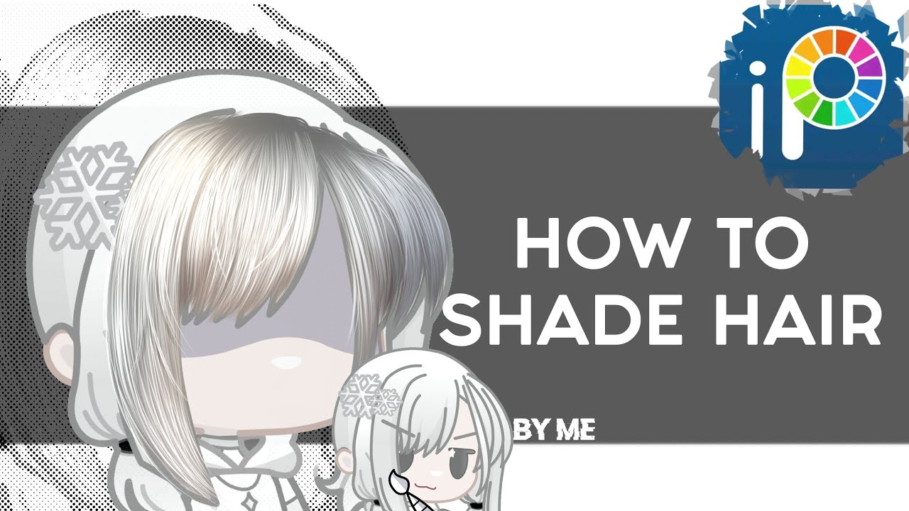 How to shade hair tutorial | IbisPaint x - YouTube