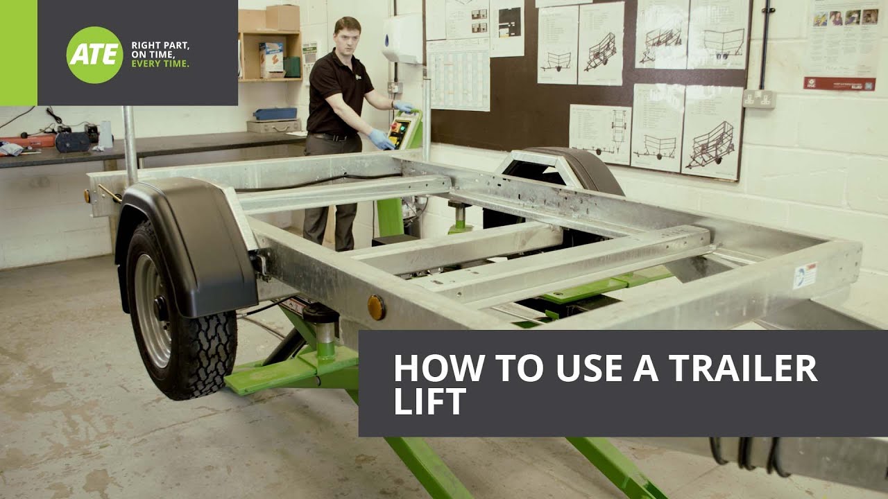 How To Use A Trailer Lift - YouTube
