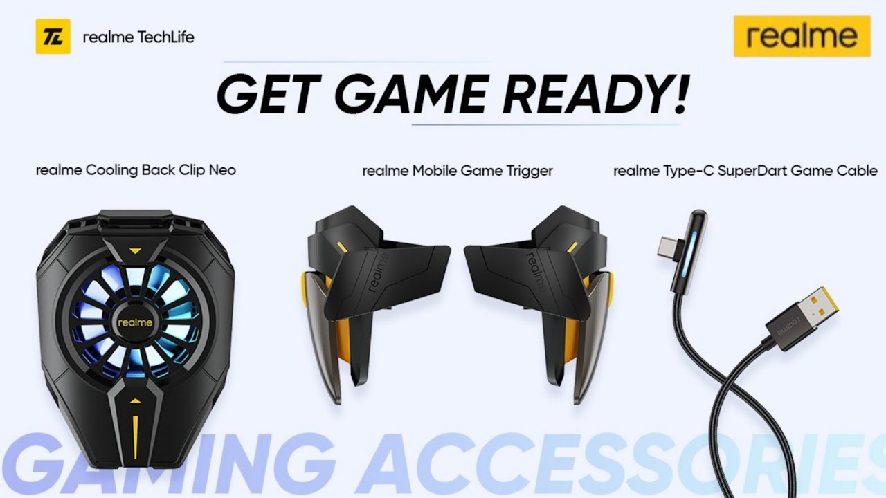 Realme Cooling Back Clip Neo 🔥 Realme Mobile Game Trigger ⚡ Realme Type ...