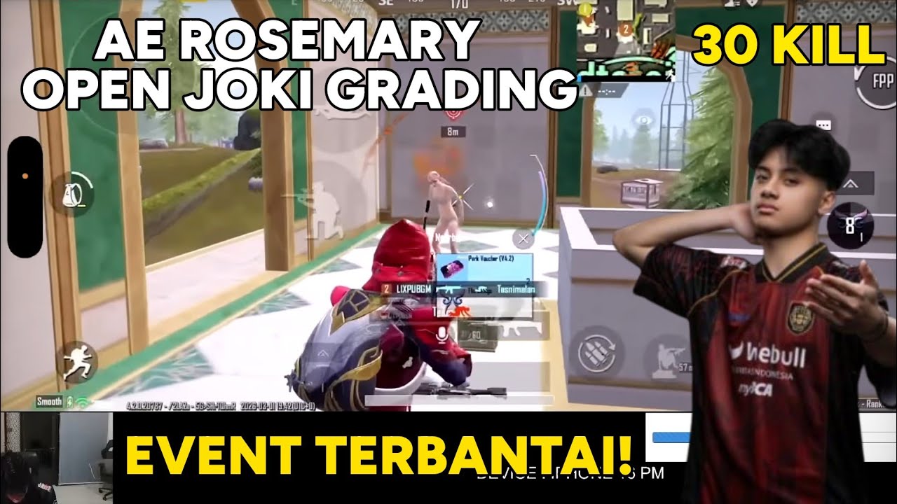 GILA 30 KILL😱 AE ROSEMARY DI MAP LIVIK MODE GRADING ACE MASTER | PUBG ...