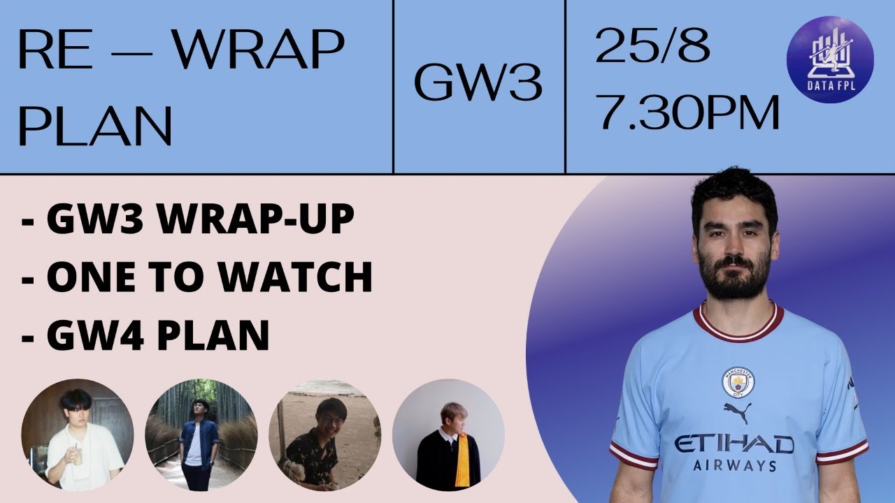 DATAFPL | RE-WRAP-PLAN | GW4 | RECAP WRAPUP AND GW4 PLAN | FPL ...