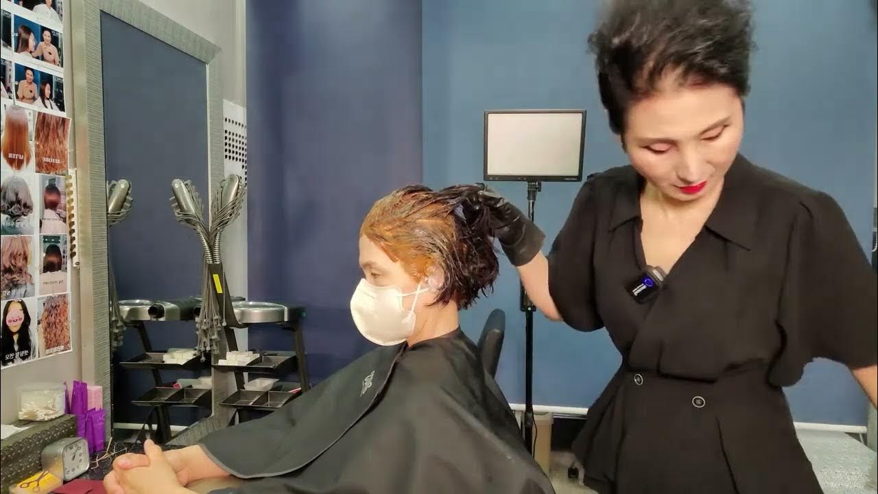 Korean Hair salon ASMR (visual and auditory activation) I hope you enjoy the long video!! - YouTube