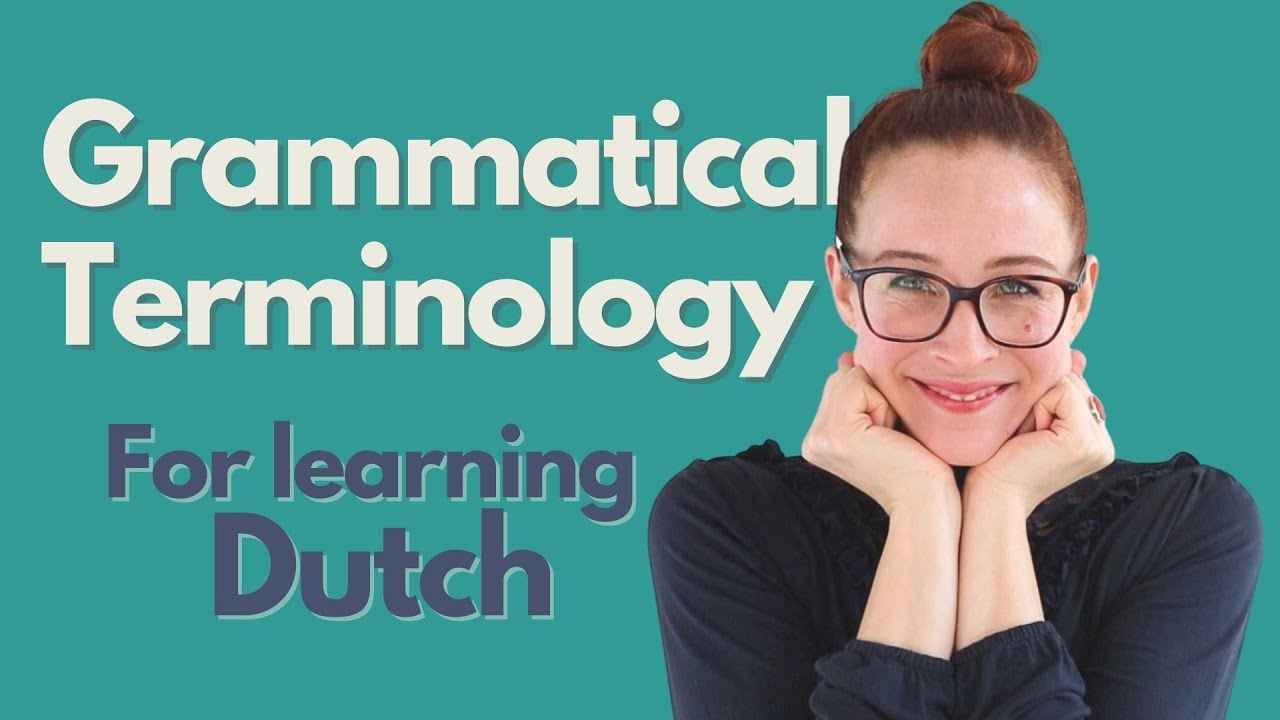 Important TERMINOLOGY to learn Dutch grammar || Including a FREE mini ...