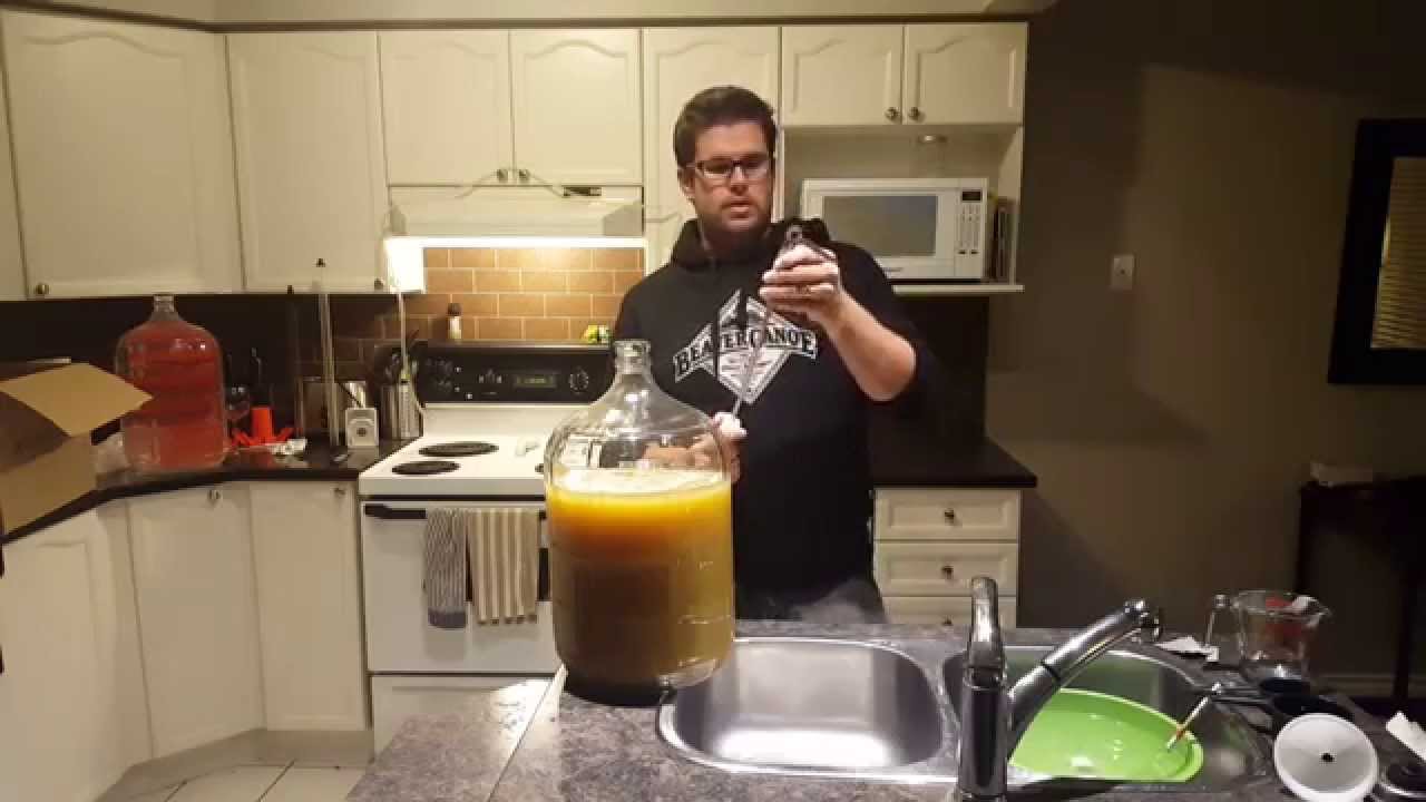 How to make hard cider or cider beer - YouTube