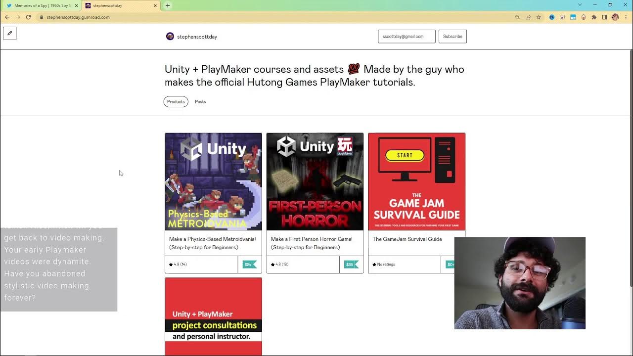 Memories of a Spy mini devlog STREAM - YouTube