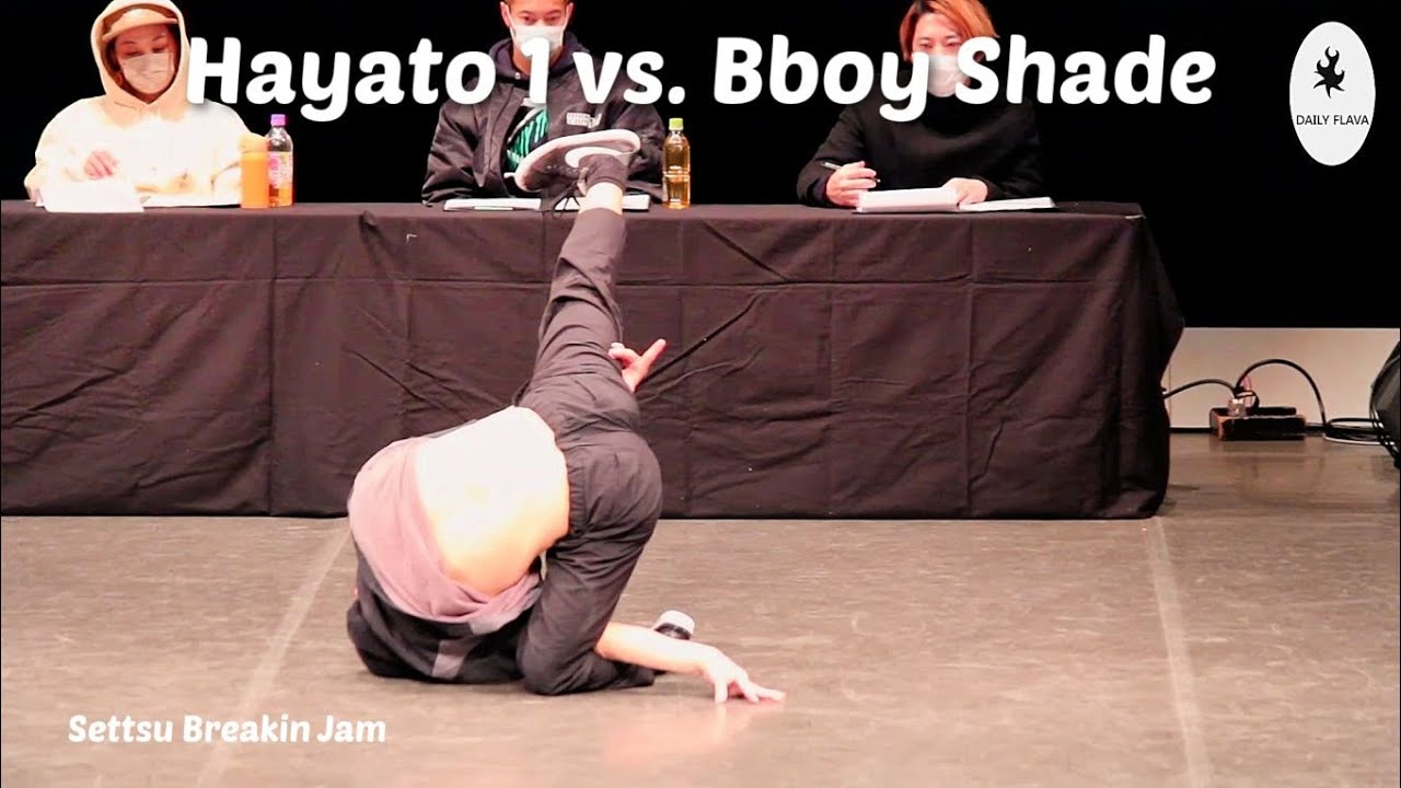 Hayato 1 (Heroes) vs. Bboy Shade (Ariya). Top 4. Battle of the night. Settsu Breakin Jam 2022 ...
