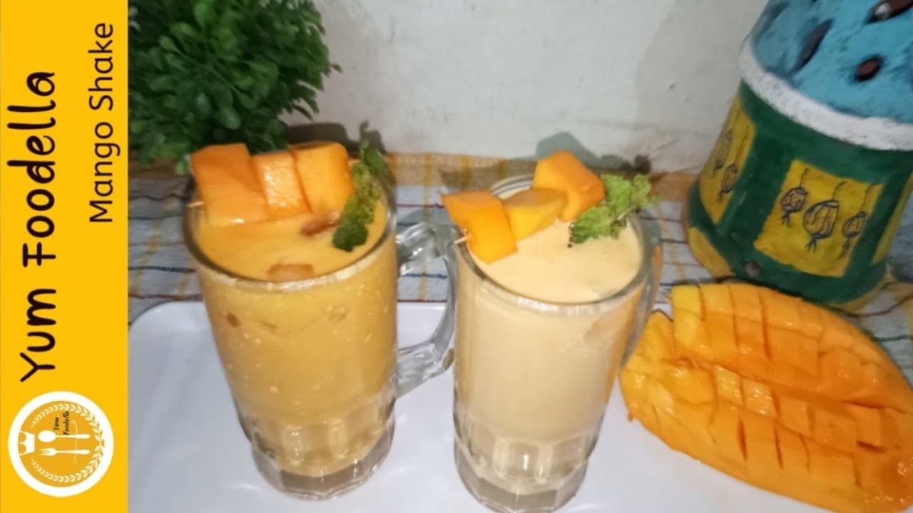 Mango recipe | summer drink | how to make mango shake | mango shake ...