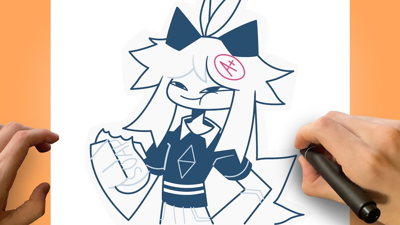 How To Draw Oliver from Fundamental Paper Education step by step - YouTube