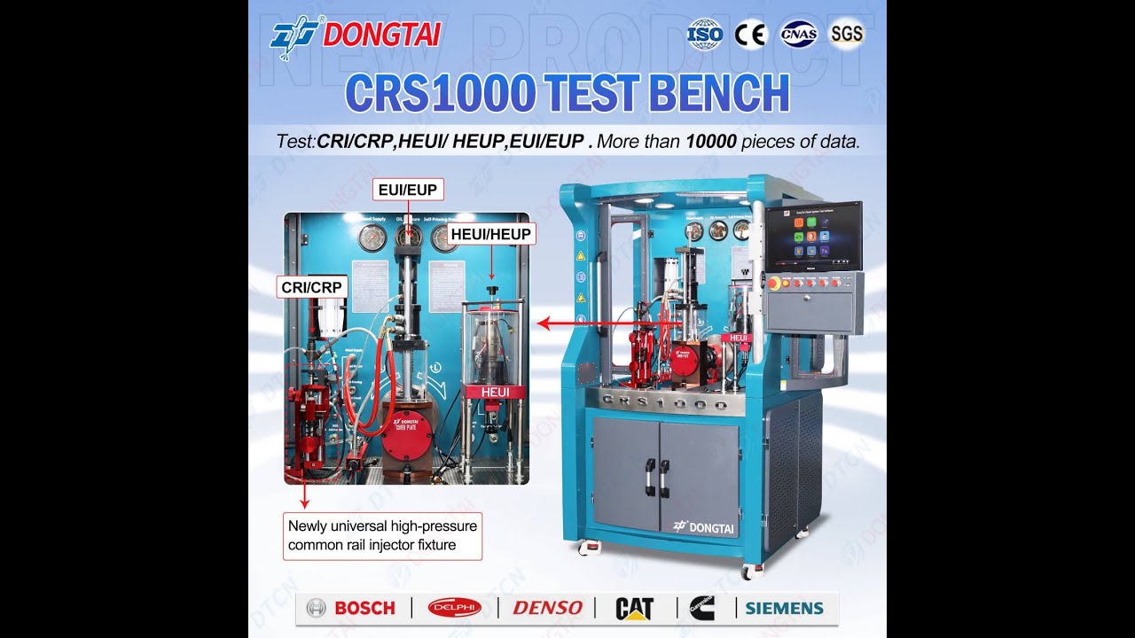 CRS1000 Multifunctional test bench - YouTube