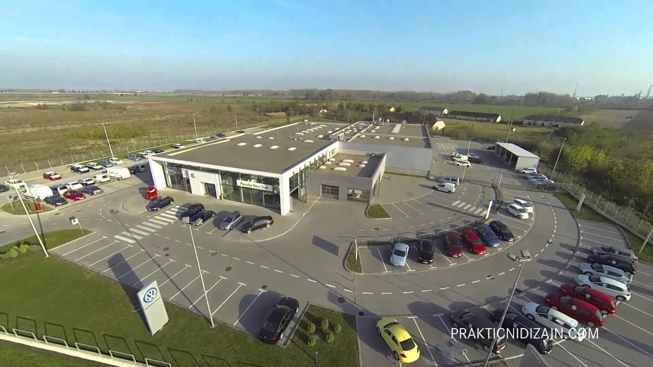 PORSCHE NOVI SAD - snimanje iz vazduha Novi Sad - YouTube