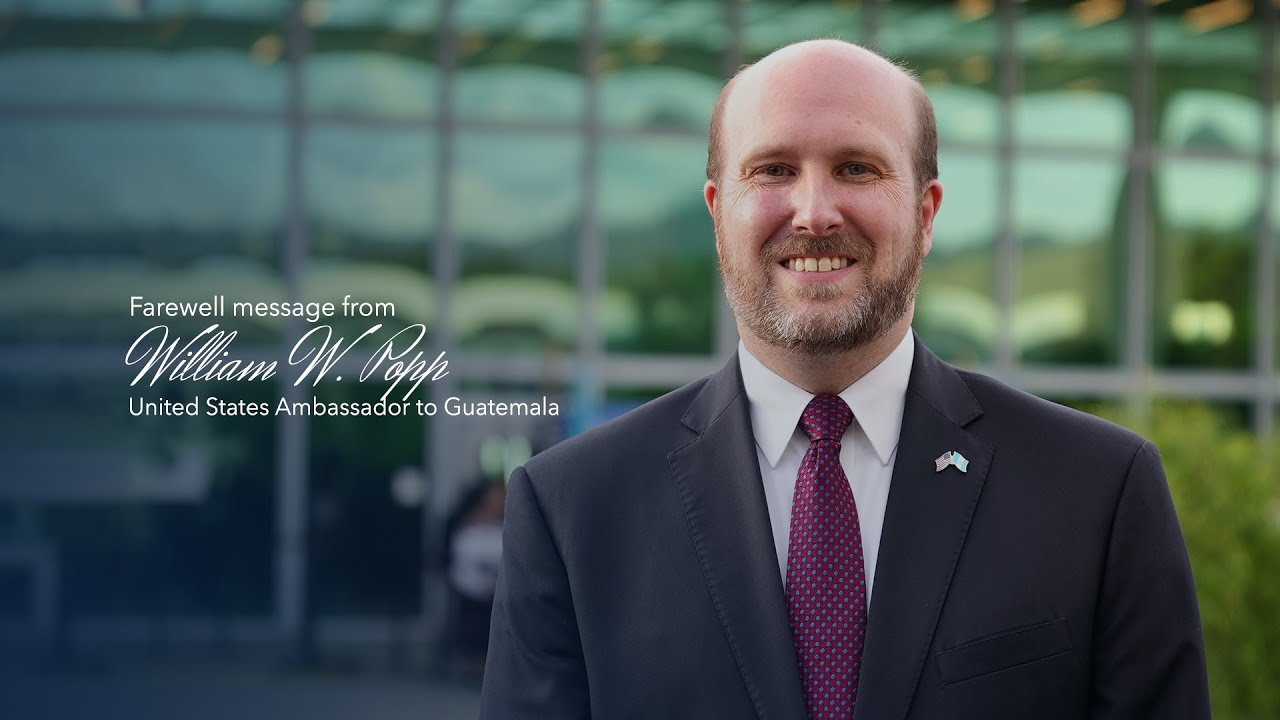 Farewell message from US Ambassador William Popp to US citizens in ...