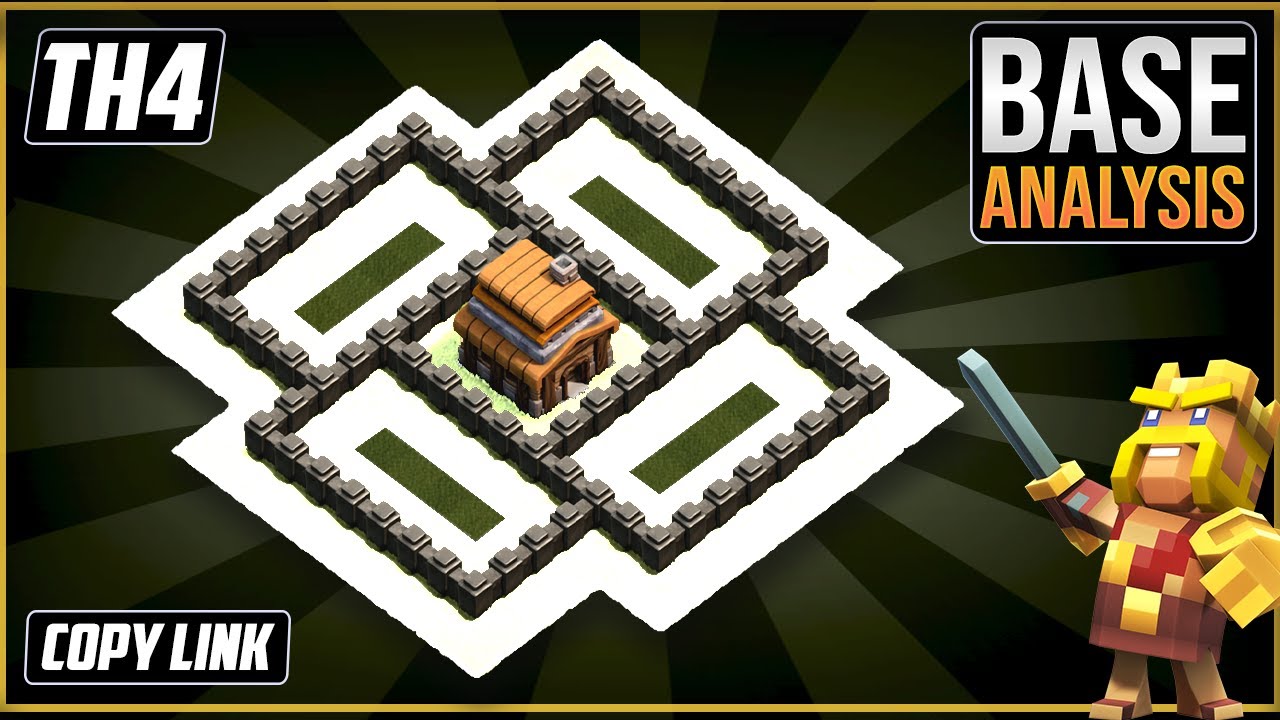 Clash Of Clans Town Hall Level 4 Defense