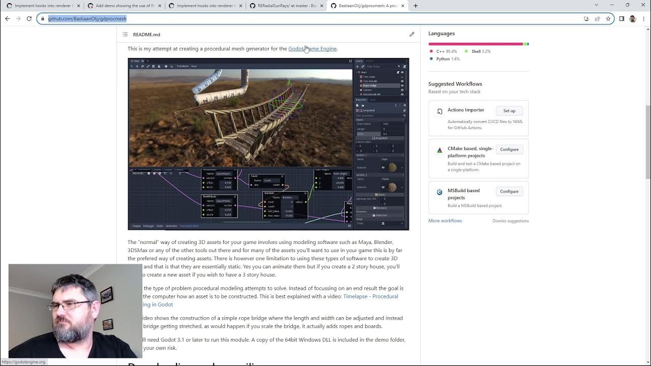 Dev stream 50 - Godot Rendering Effects part 2 - YouTube