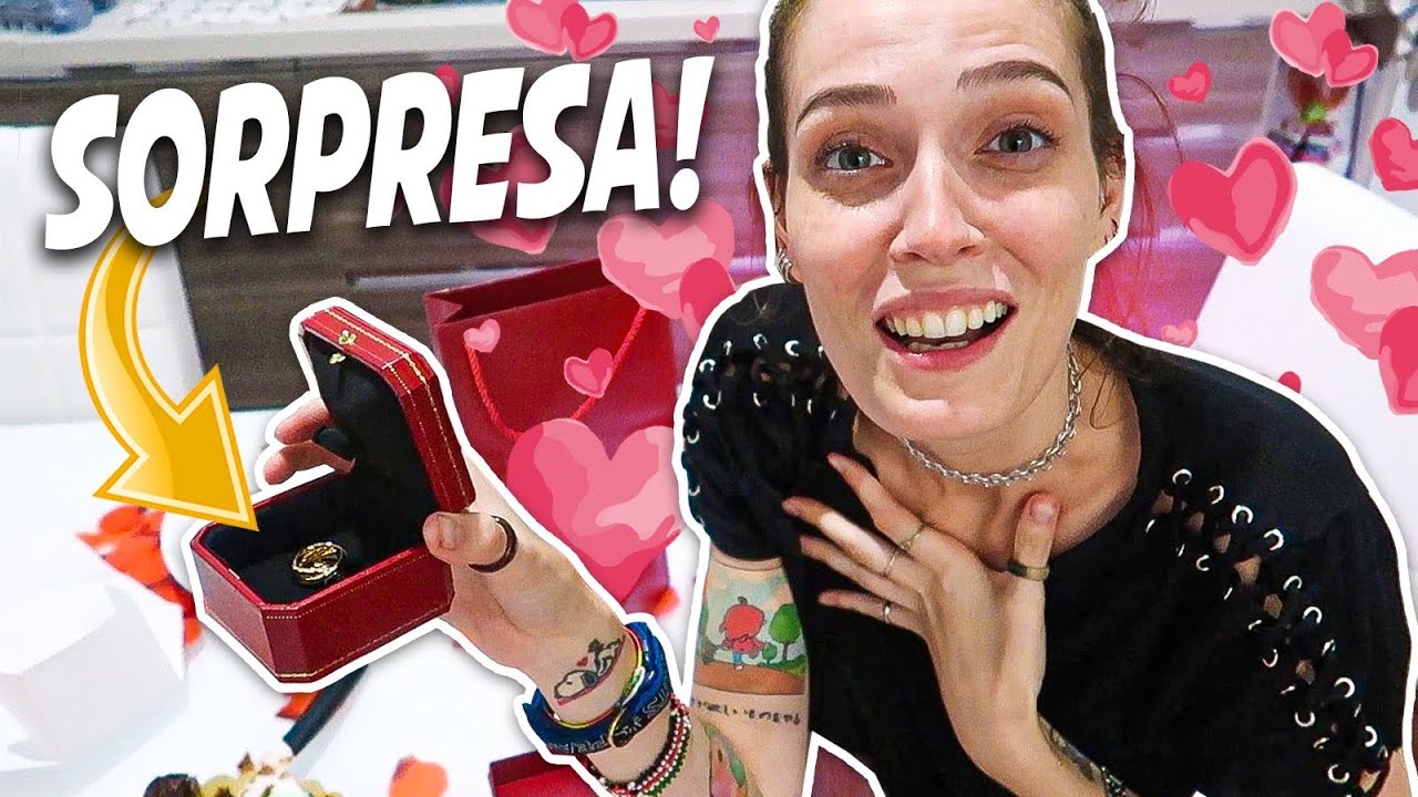 SORPRESA A SABRINA! FESTA ED ANELLO PER IL NOSTRO ANNIVERSARIO! [4 ANNI ...