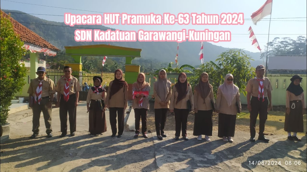 UPACARA HUT PRAMUKA KE-63 TAHUN 2024 #pramukaindonesia - YouTube
