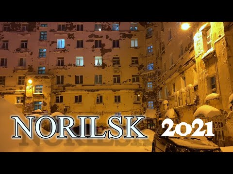 -21°C ⁴ᴷ⁶⁰ GOING to WORK(НОРИЛЬСК) | INFORMATION about COVID | NORILSK January 3, 2021