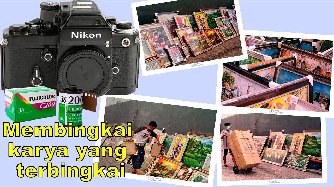 Kamera Analog Nikon F2 + Fujicolor c200 = Penjual Lukisan & Foto Pasar ...
