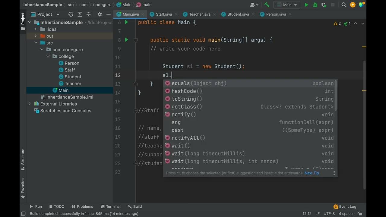 03: Function Overriding - Inheritance | Advanced Java | Java ...