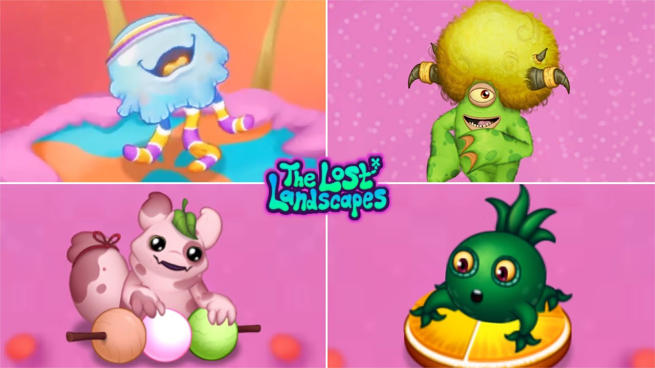 Candy Island - All Monsters Sounds & Animations | The Lost Landscapes ...