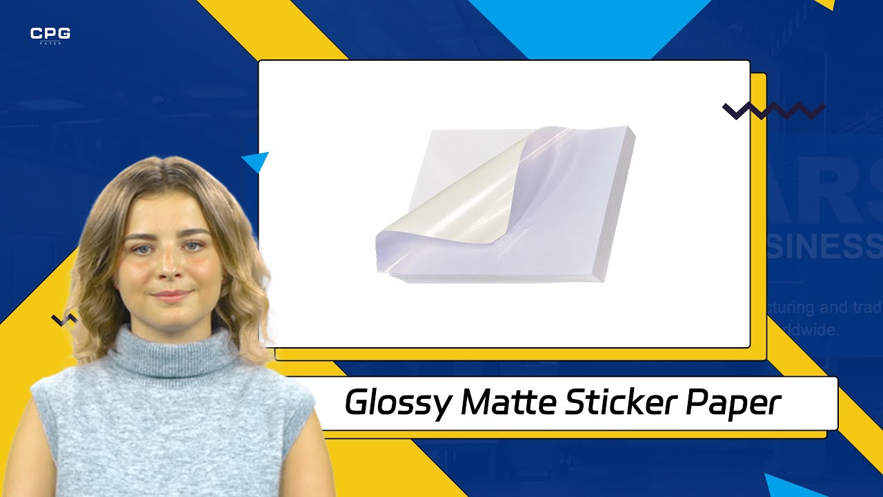 Glossy Matte Sticker Paper - YouTube