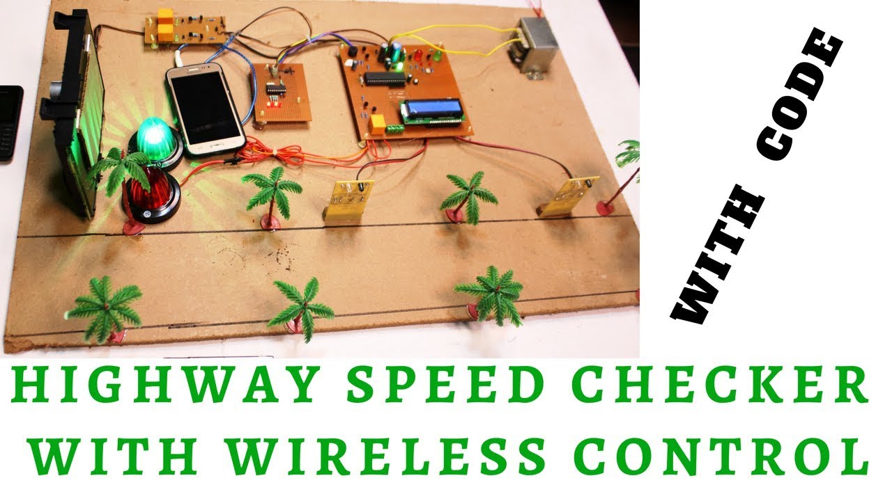 Highway Speed Checker with GSM based Highway gate controll by Traffic ...