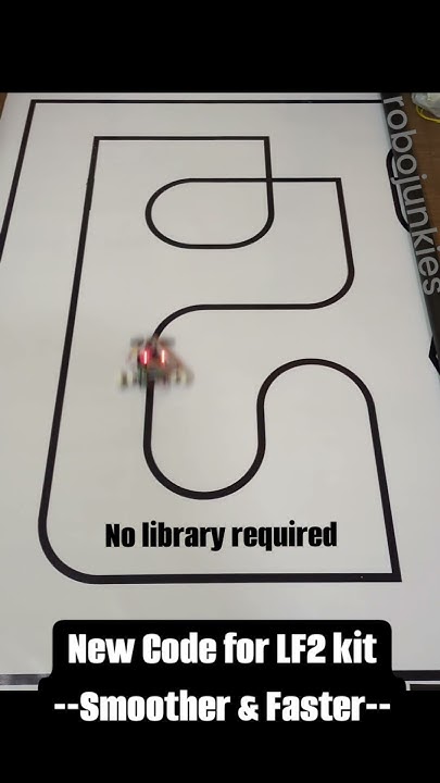 New Code- Upgraded LF-2 Line Follower Kit. - YouTube