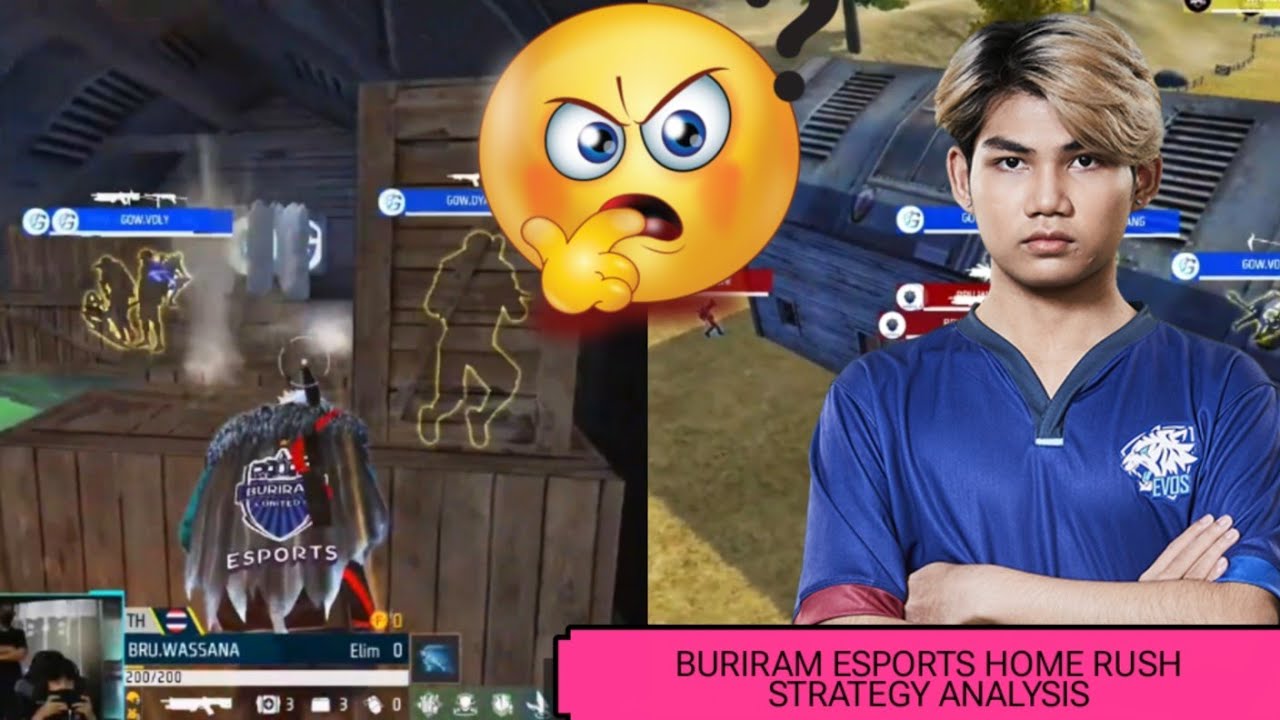 BURIRAM ESPORTS HOW TO RUSH IN HOME STRATEGY ANALYSIS || HOW TO RUSH IN ...