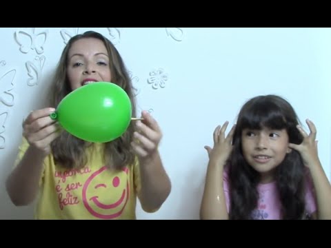DESAFIO ENFIE PALITO NO BALÃO SEM ESTOURAR
