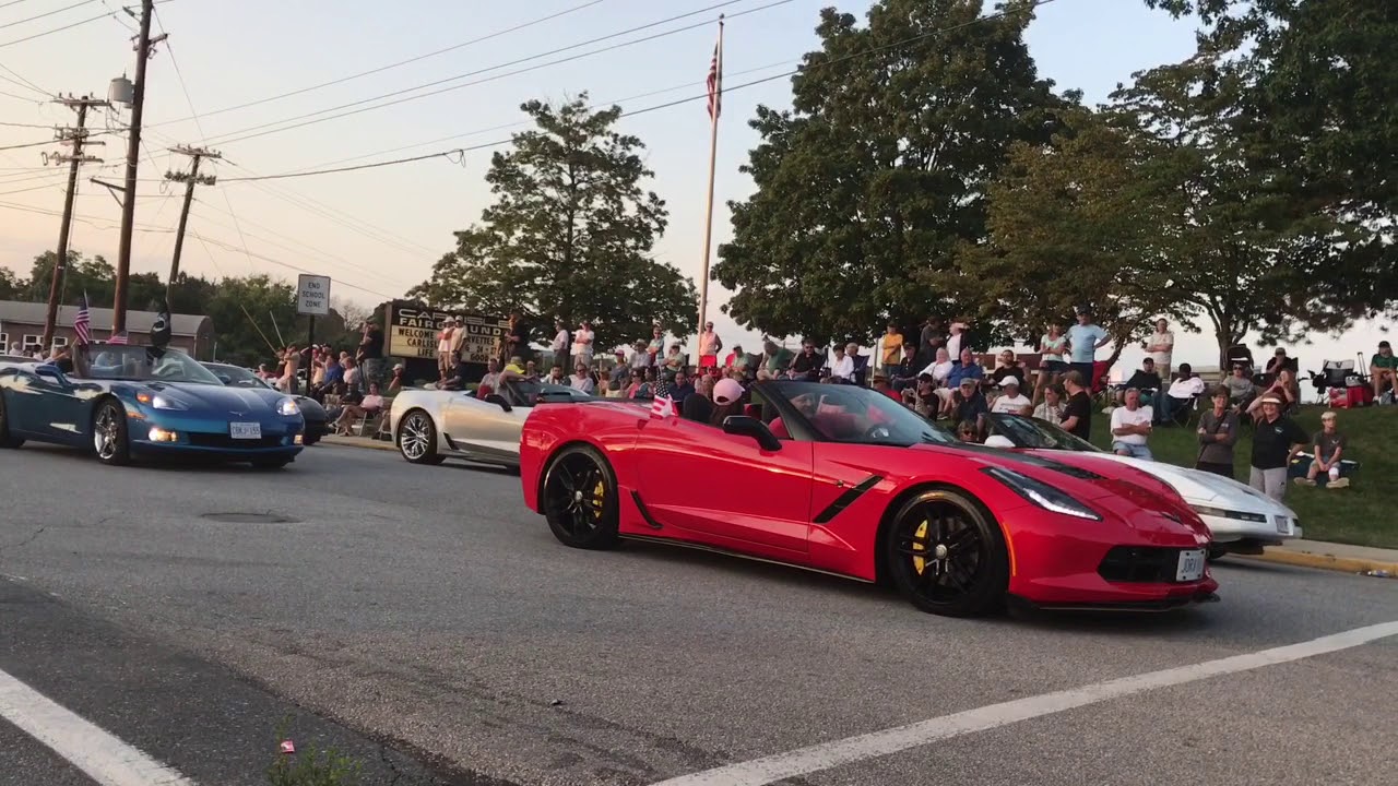 2017 Corvettes At Carlisle Parade Part 2 (REV IT UP) - YouTube