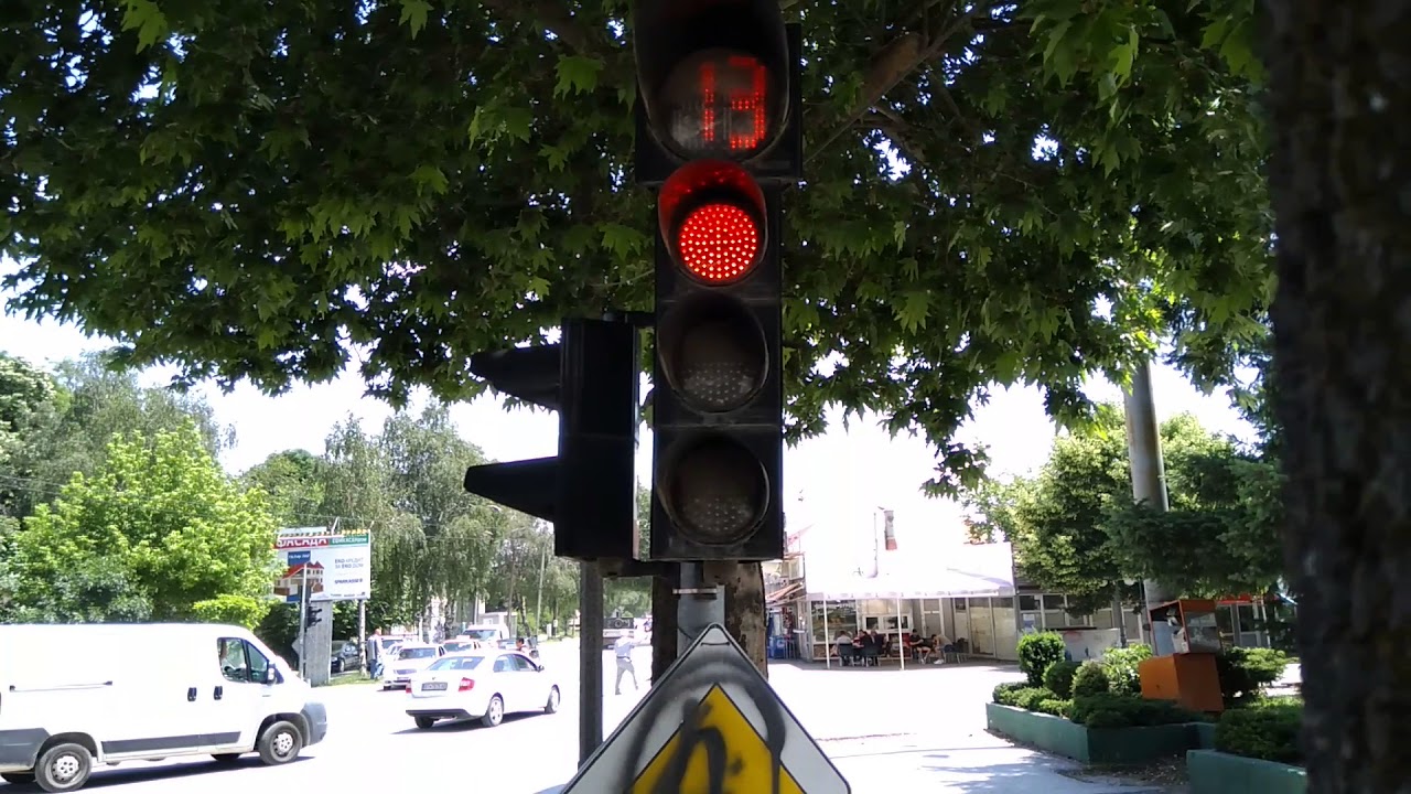 Traffic lights in Bitola, North-Macedonia. - YouTube