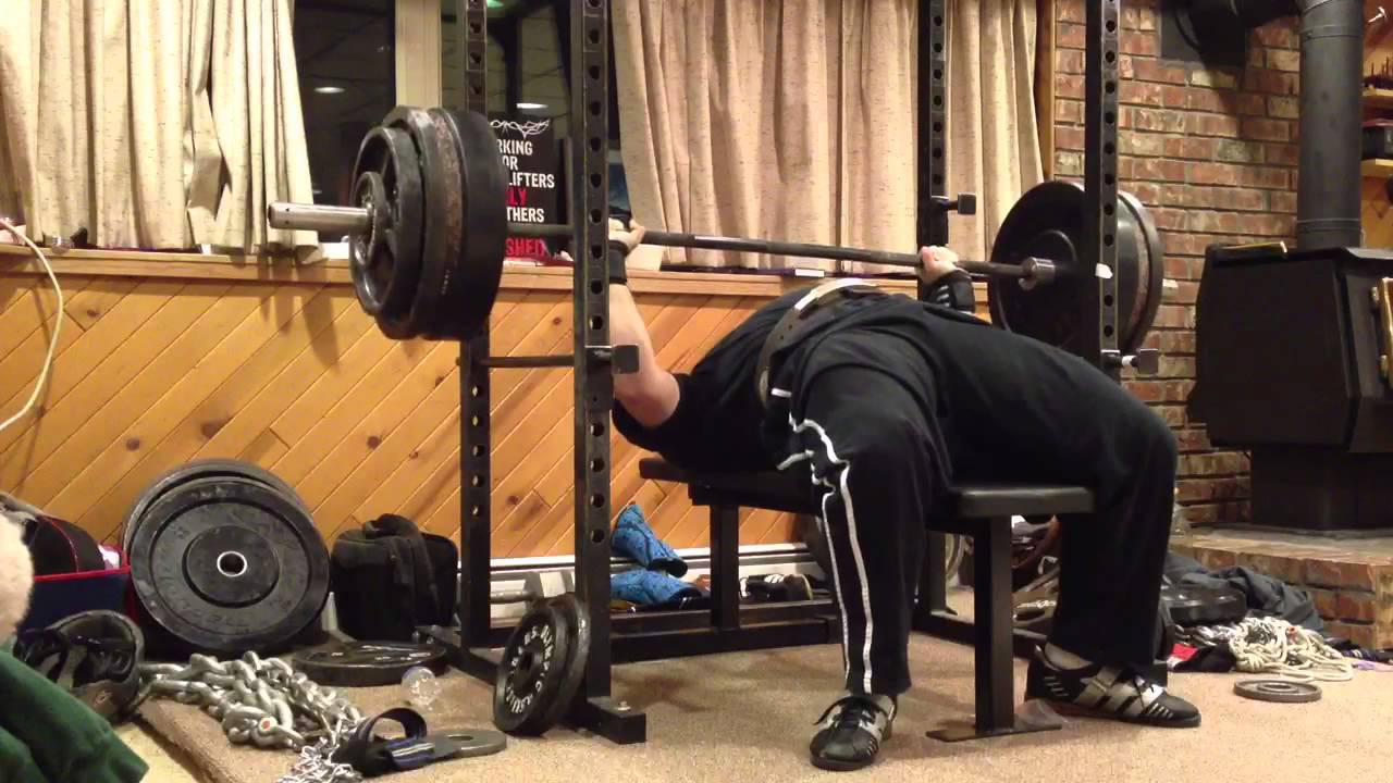 395 lb/180 kg Raw Bench Press PR - YouTube