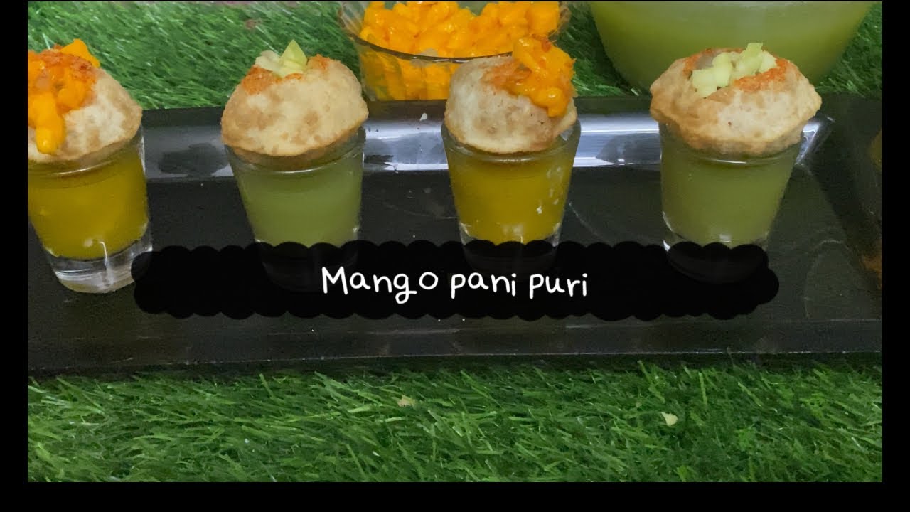 Summer special Mango pani puri | how to make mango golagappa ...