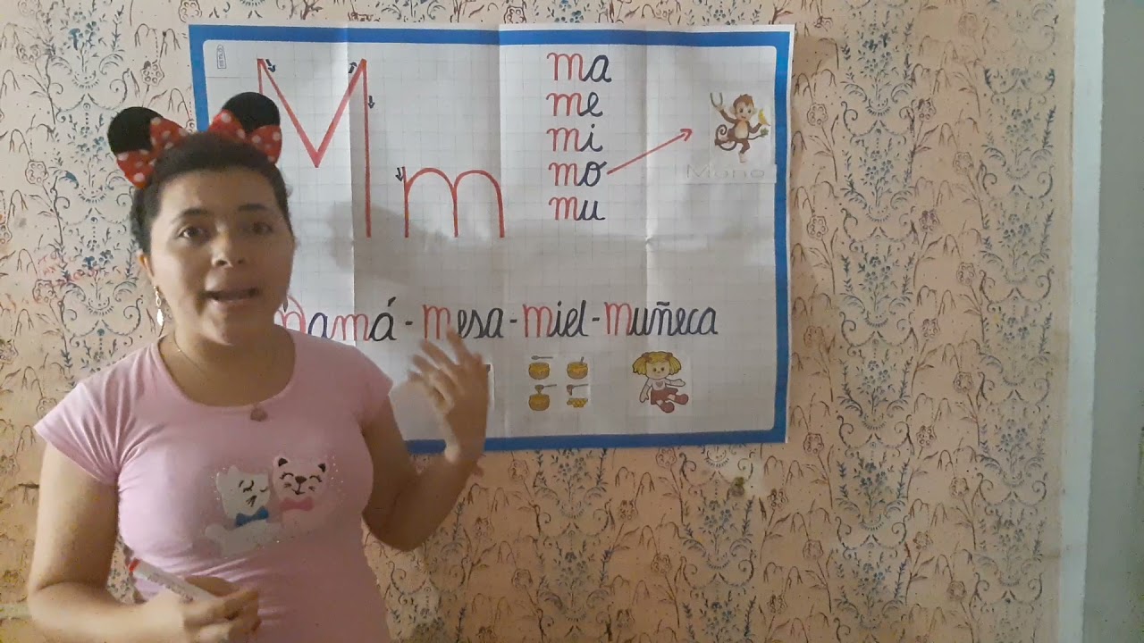 APRENDIENDO CON LA CONSONANTE M - YouTube