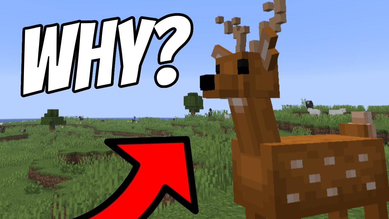 There's a Deer in Minecraft | Deer Mod: Introducing Their beauty - Mod ...