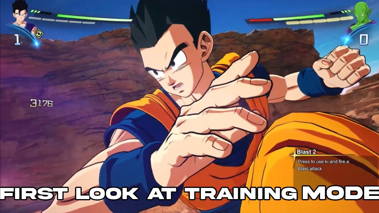 FIRST LOOK AT DRAGON BALL SUPER GOHAN & TRAINING MODE IN DRAGON BALL ...
