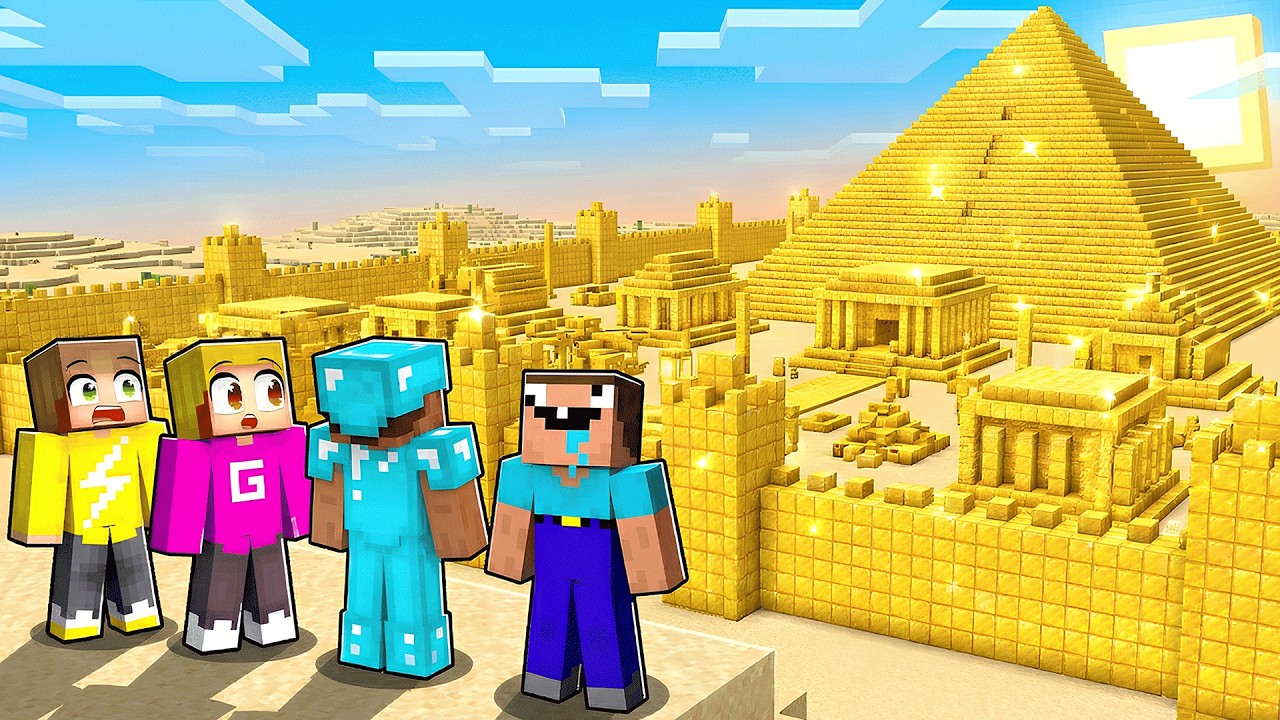 Stad Van Goud Gevonden In Minecraft (Survival) - YouTube