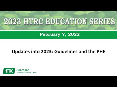 HTRC Education Series: Updates into 2023 Guidelines and the PHE - YouTube