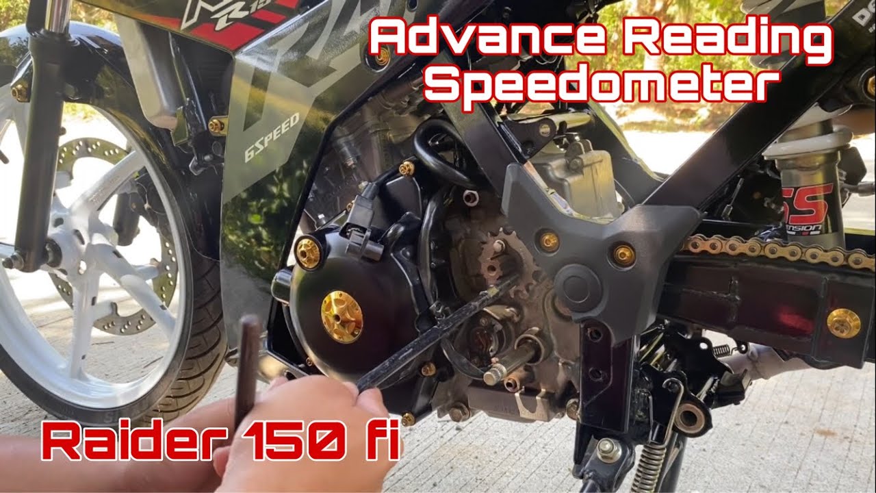 Advance reading speedometer | Sprocket Set | Raider 150 fi - YouTube