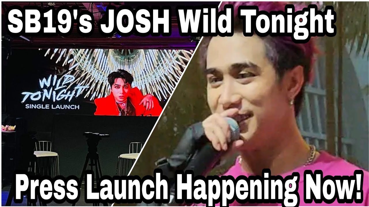 SB19's JOSH Press Launch Happening Now! | Esbi Updates - YouTube