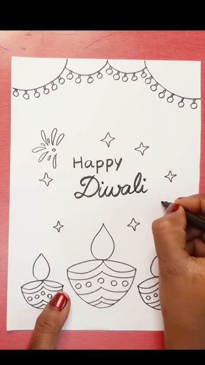 Diwali Homework Decoration/ Project work designs / Diwali Holiday ...
