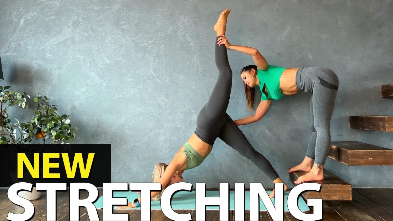 Stretching & Gymnastics 🍓yoga at home 2 min🍓 #stretching #yoga # ...