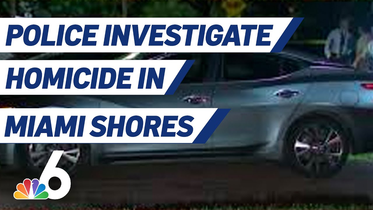 Police Investigating Overnight Homicide in Miami Shores - YouTube